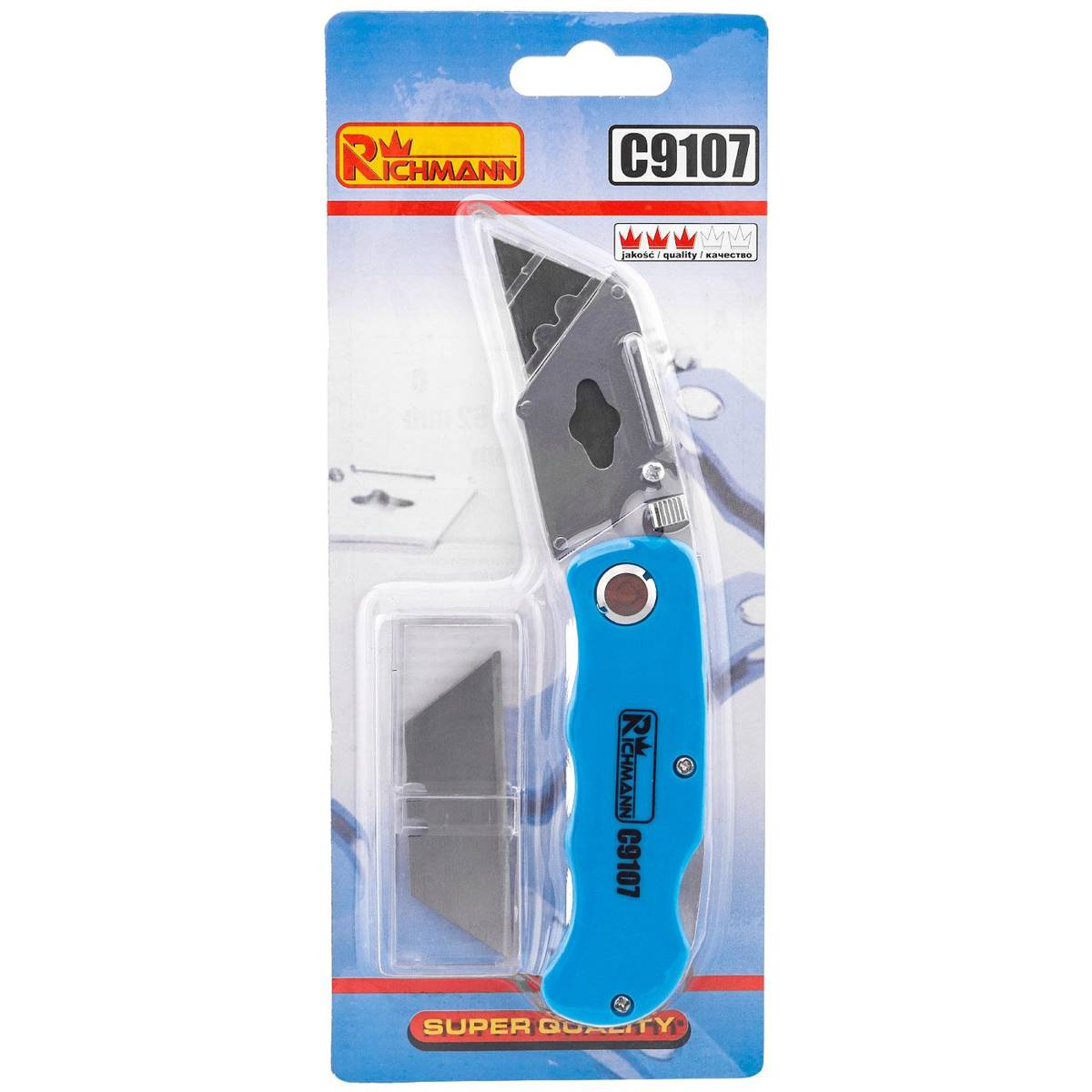 NOŻYK NA OSTRZA TRAPEZOWE + 5 OSTRZY Richmann C9107 C9107| C9107 C9107 I