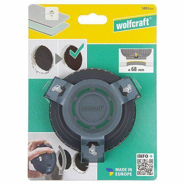 WOLFCRAFT FAZOWNIK KRAWĘDZI OTWORÓW PŁYT GK 68mm WF5892000| WF5892000 WF5892000 I