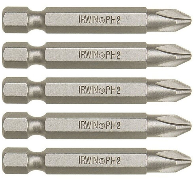 Końcówka Phillips Ph2 L=50 mm 1/4" 5 szt. Irwin 10504364 10504364 ...
